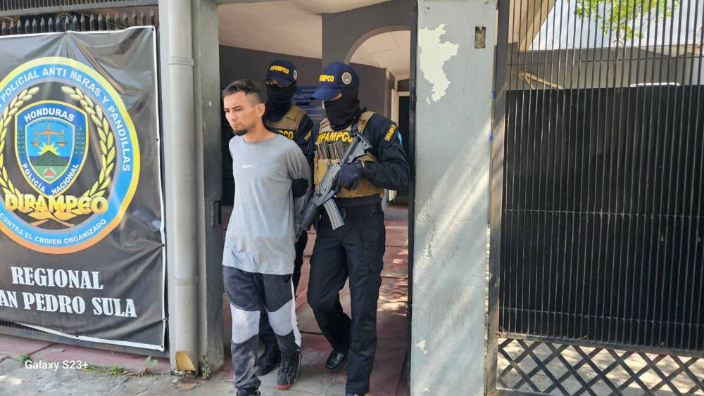Cae supuesto sicario de la pandilla MS-13 en Chamelecón