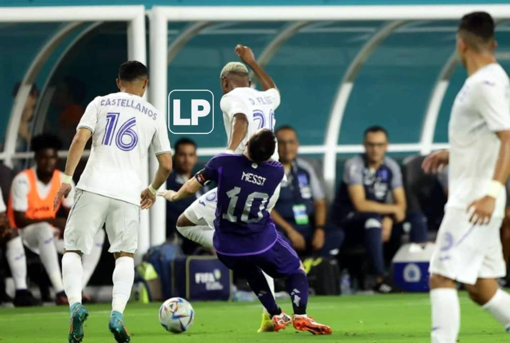 La falta de Deiby Flores a Messi que desencadenó una pelea en el Argentina-Honduras