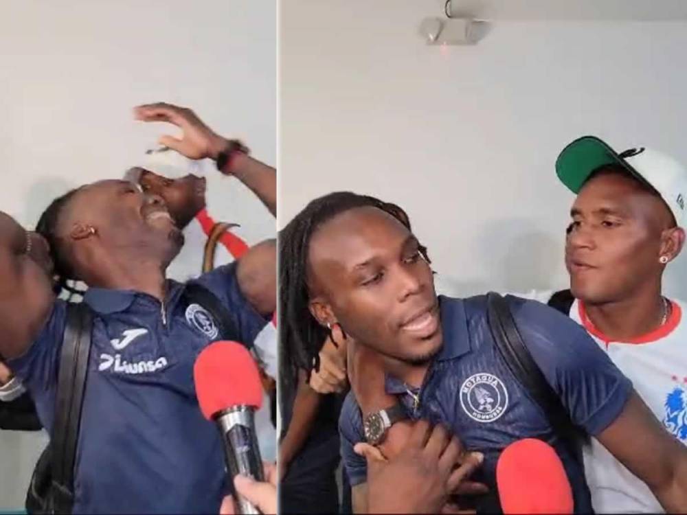 Rubilio Castillo estaba hablando en zona mixta y pasó esto cuando ...