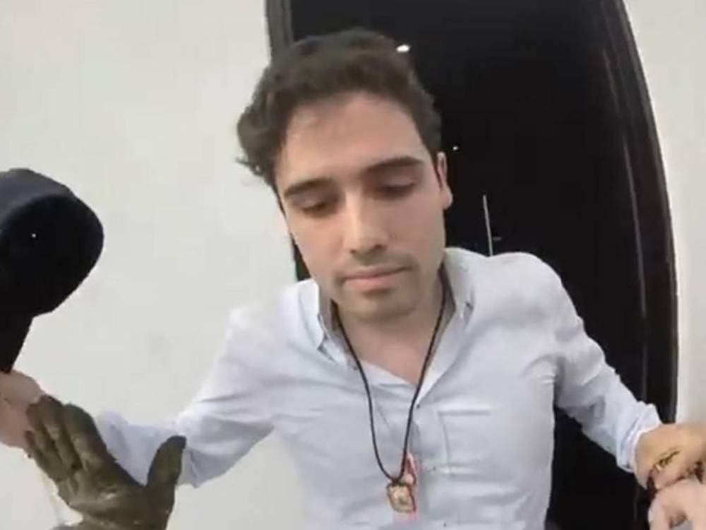 Ovidio Guzmán es oficialmente presentado en la Fiscalía