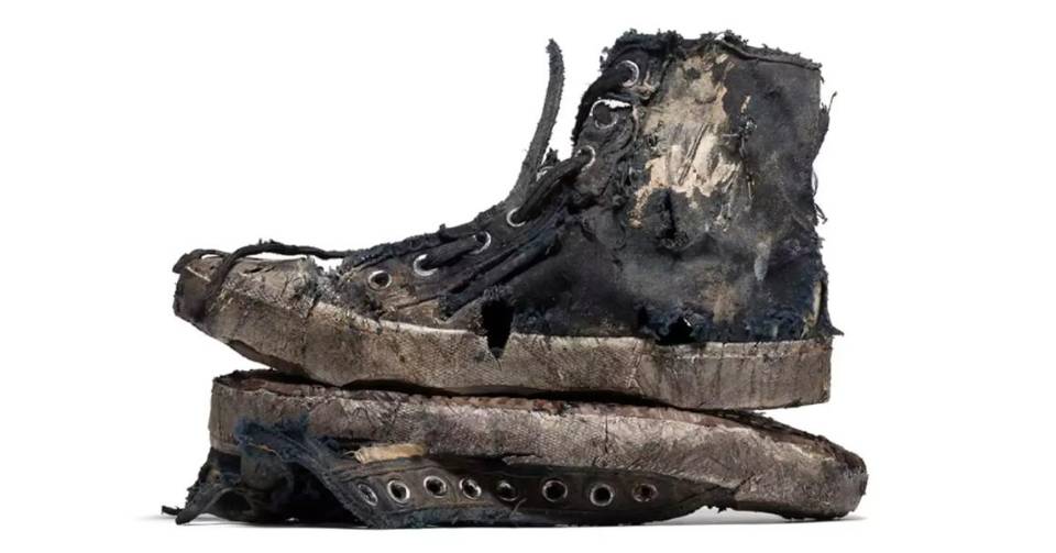 Virales: Los tenis rotos y sucios de Balenciaga que valen miles de ...