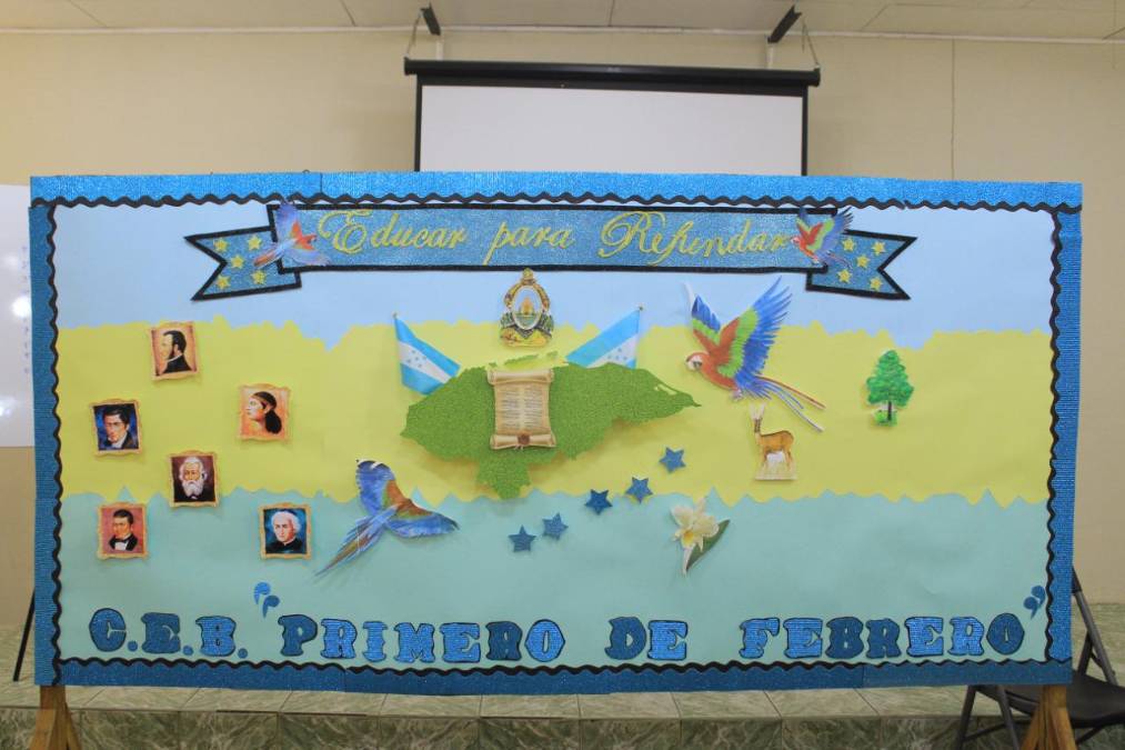 Escuelas de San Pedro Sula manifiestan su fervor patrio con creativos ...