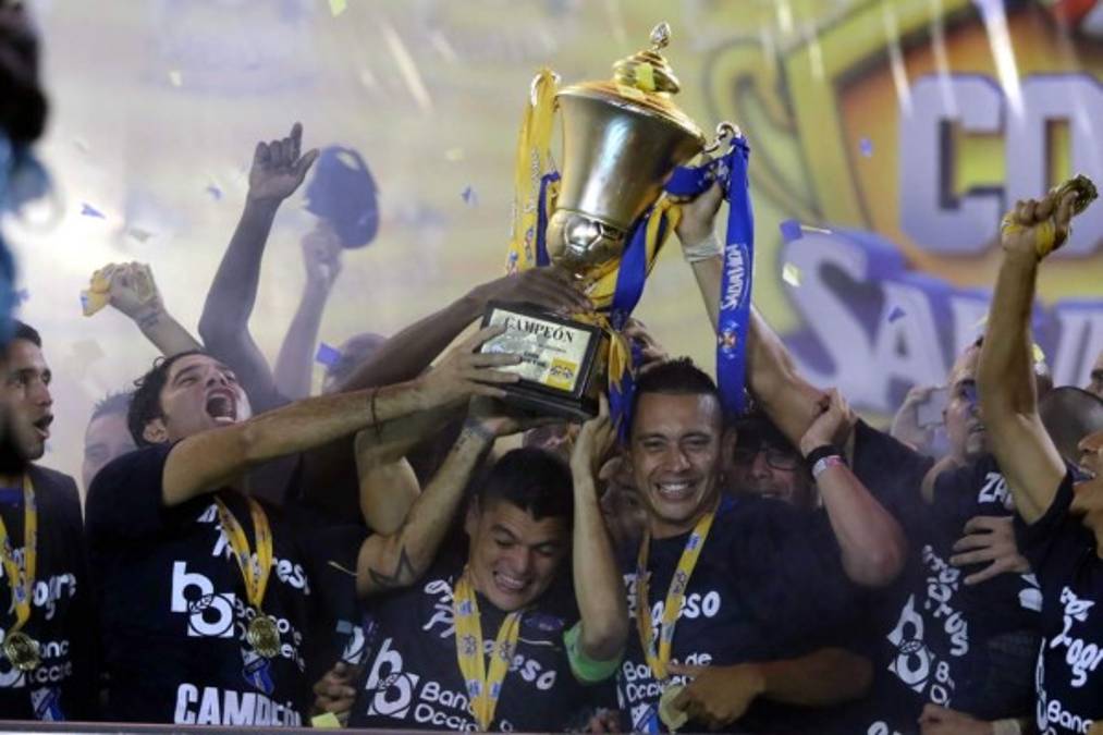 El festejo del Honduras Progreso con su primera copa