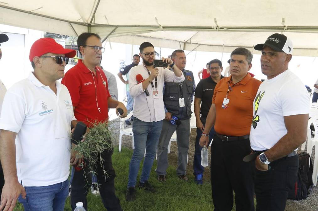 Examinan nuevo césped del estadio Morazán y se llevan desagradable sorpresa