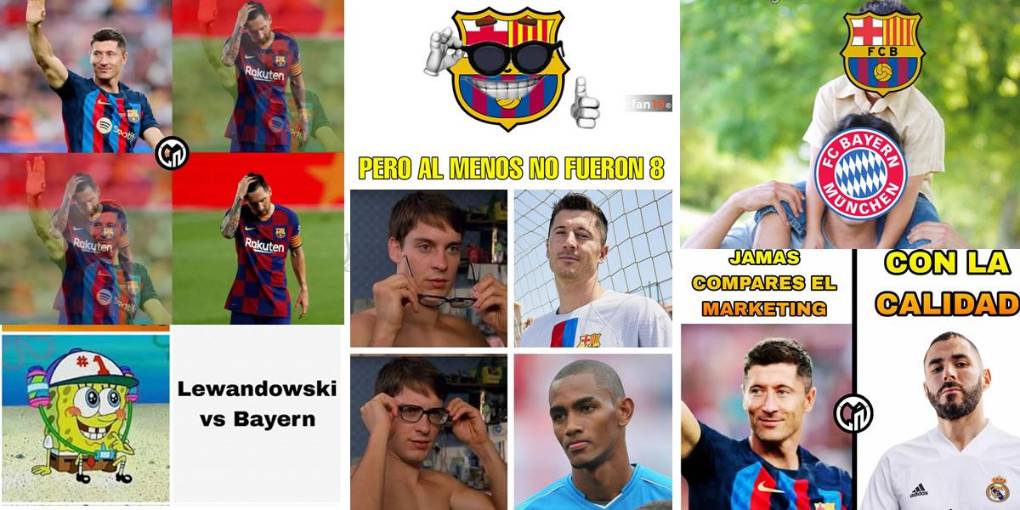 Memes: Barça y Lewandowski sufren las burlas tras perder ante Bayern ...