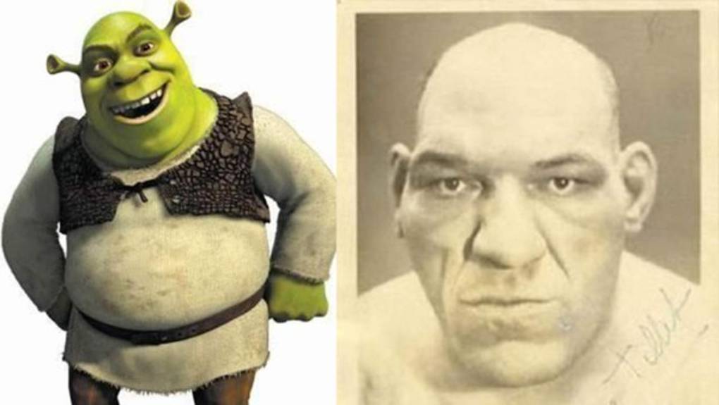Rostros de personas muy parecidos a dibujos animados