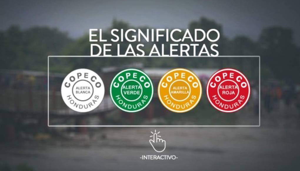 El significado de las alertas de Copeco a la población hondureña ...