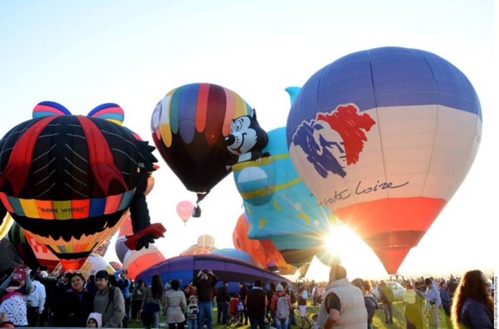 Majestuoso festival de globos en México