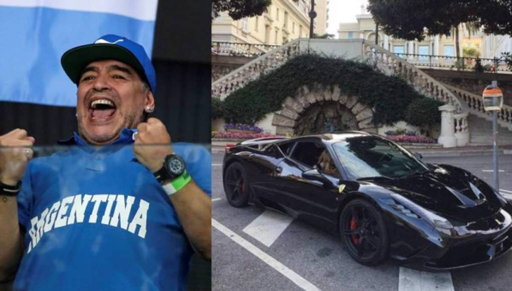 Anécdota: El día que Maradona obtuvo el primer Ferrari negro en la ...