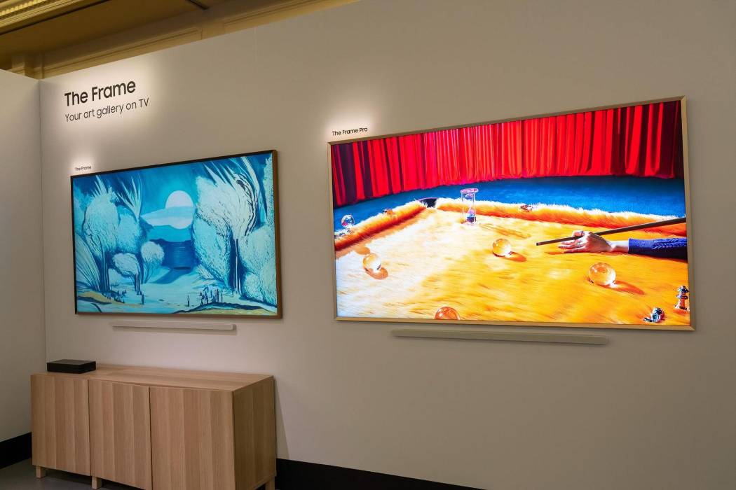 The Frame Pro de Samsung en el CES 2025: una galería de arte en la ...