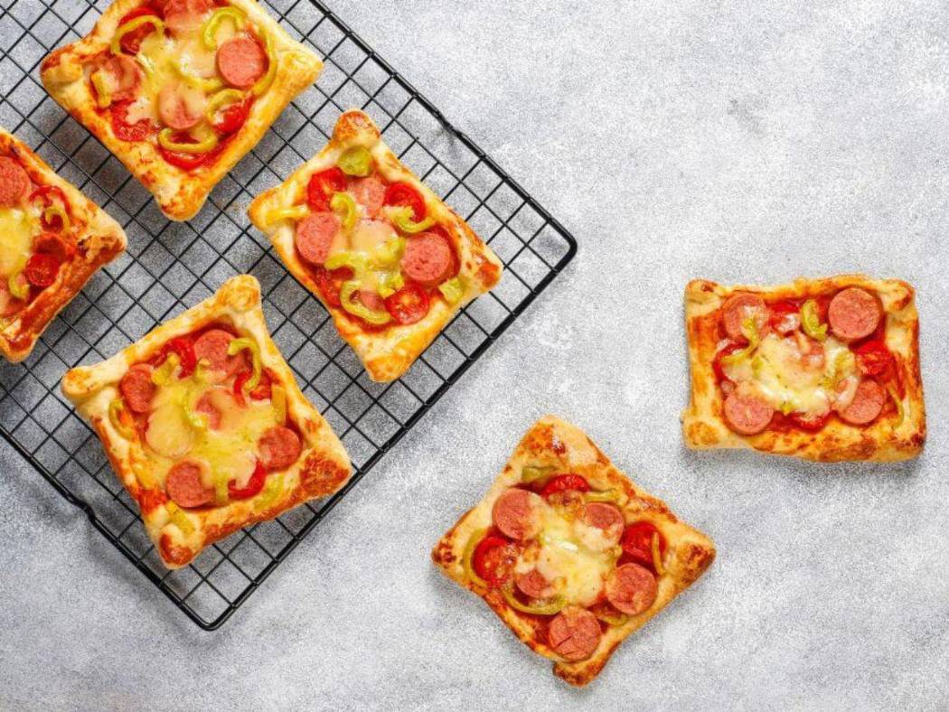 Recetas de Mini pizzas de pan molde