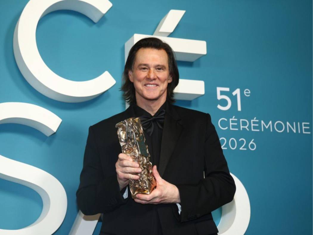 Jim Carrey recibe César de honor en Francia