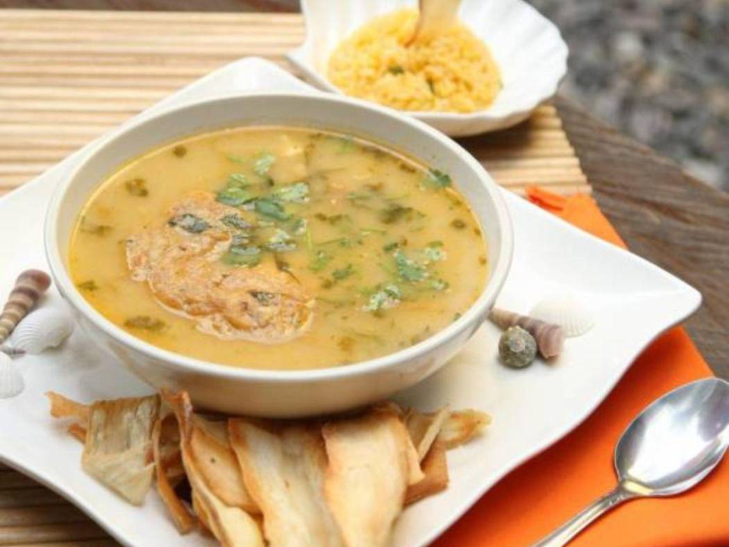 Sopa de pescado seco