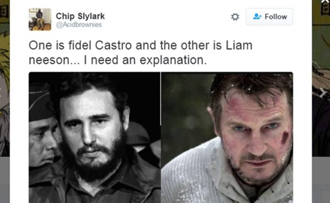 Fidel Castro Liam Neeson