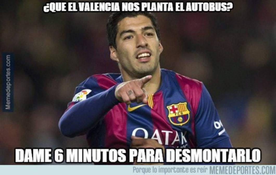Barcelona arrasa en los memes tras golear al Valencia
