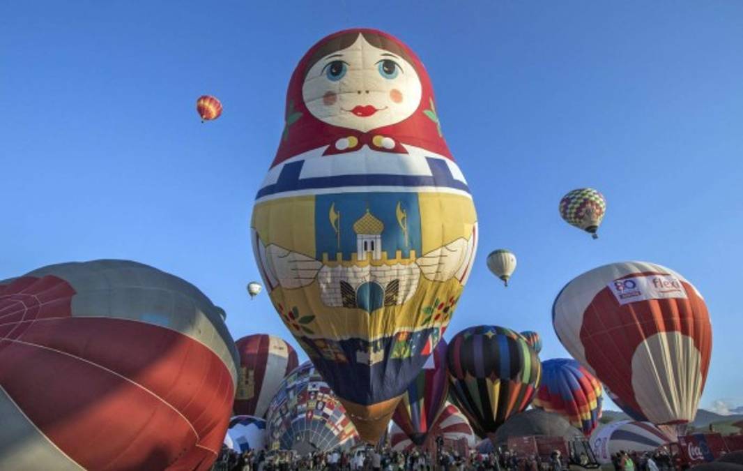 Majestuoso festival de globos en México