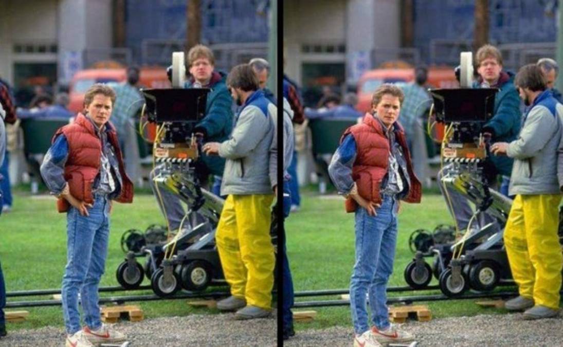 Imágenes inéditas detrás de cámaras de la película 'Volver al futuro”
