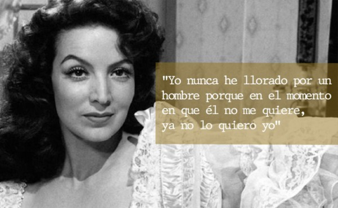 Frases célebres de María Félix para llenarnos de confianza