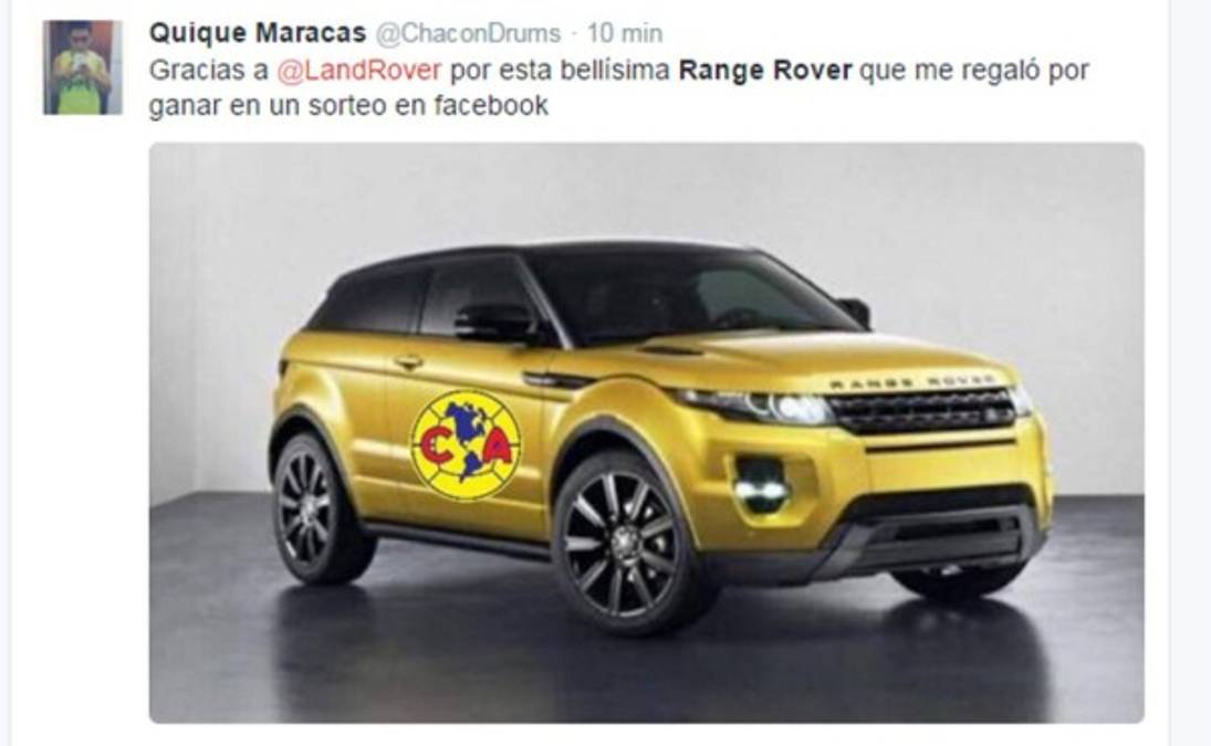 Los memes que se burlan del concurso Range Rover