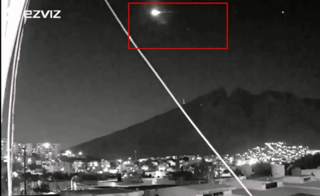 Octubre de señales en el cielo: cae meteorito en México