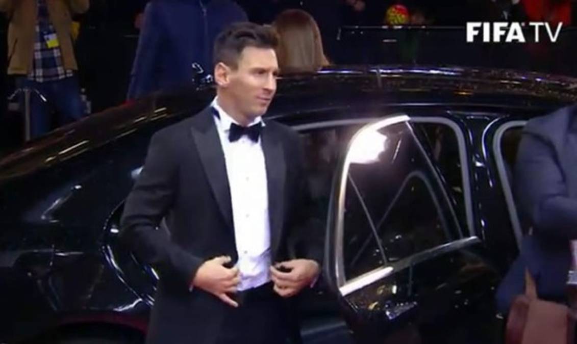 Los trajes de Messi en las Galas del Balón de Oro