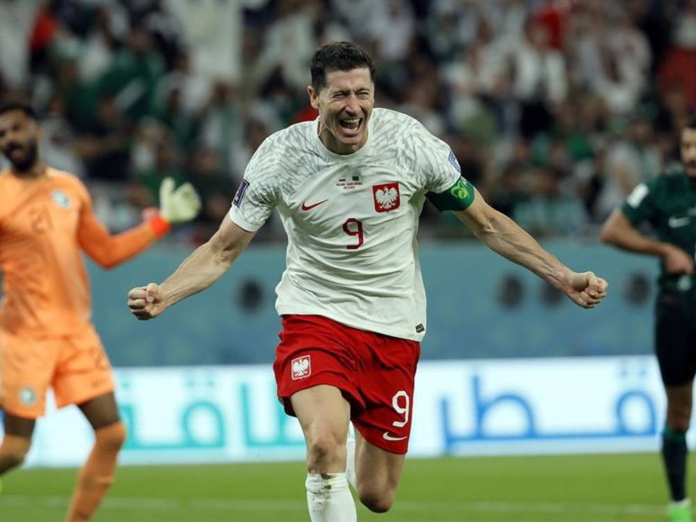 Lewandowski y sus palabras tras marcar primer gol en Mundiales
