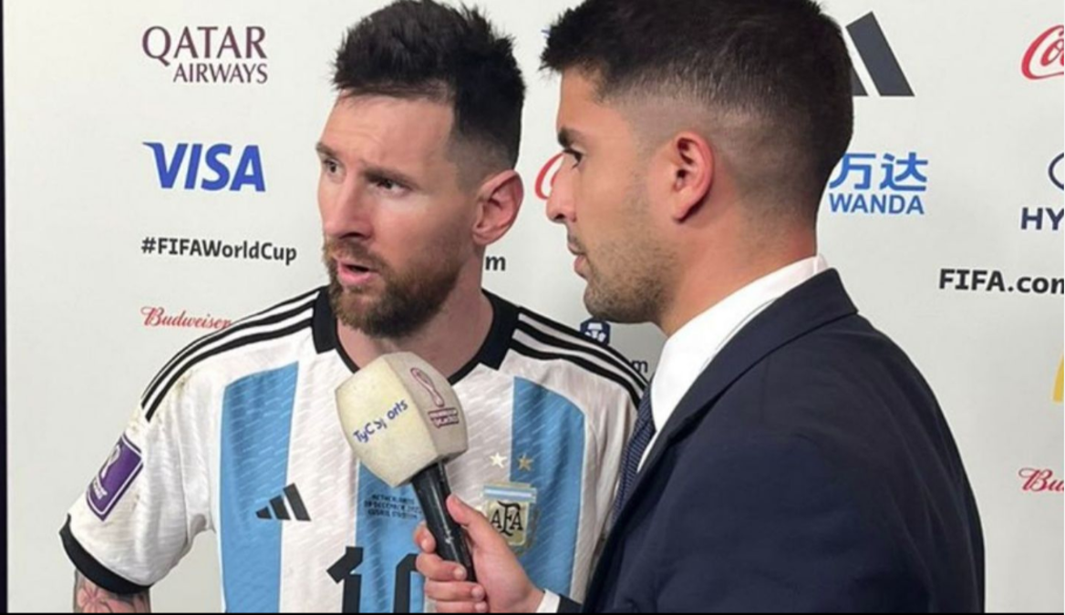 Periodista que entrevistó a Messi revela detalles de polémica frase