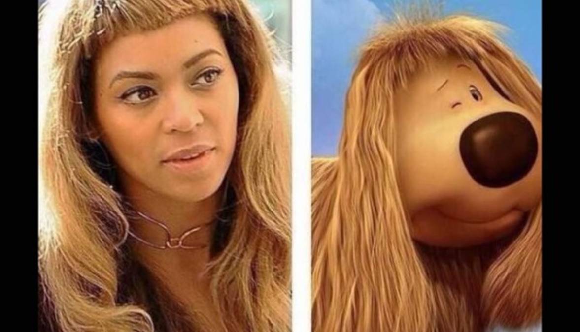 Los memes por el flequillo de Beyoncé