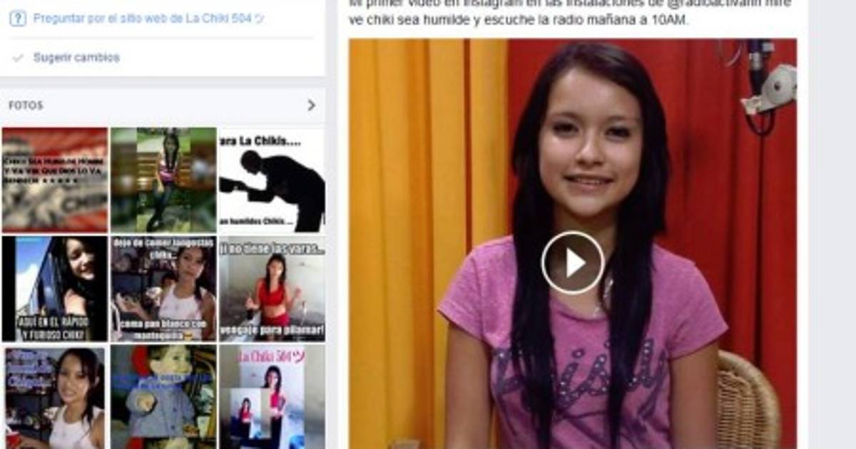 La 'Chiki 504” ya llegó a los 65,000 seguidores en Facebook en una semana