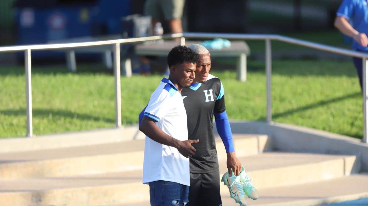 ¿Y el Chelito? Un pelón y tres pintados en último entrenamiento de Honduras