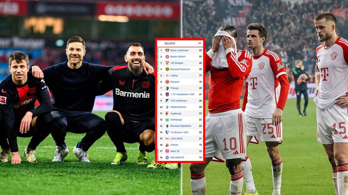 El Leverkusen de Xabi Alonso aplasta al Bayern y sigue invicto: tabla de la Bundesliga