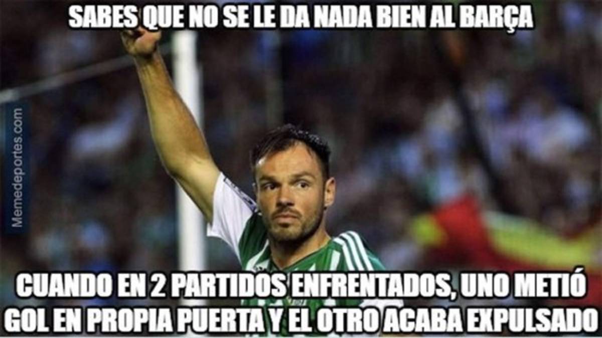 Los mejores memes del Betis-Barcelona