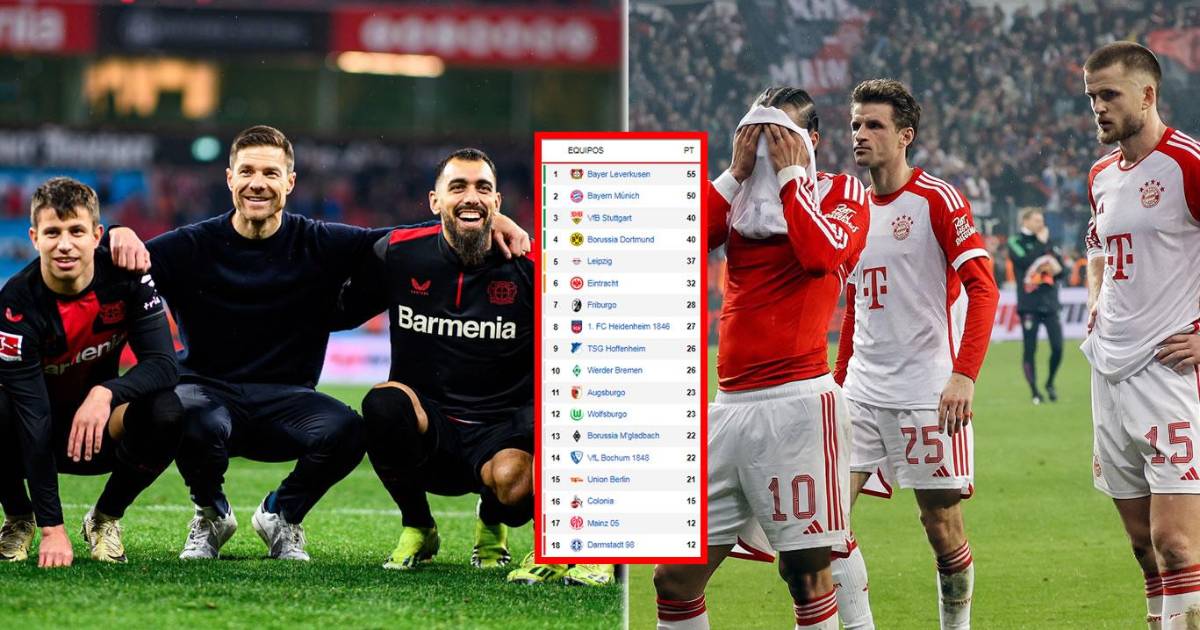 El Leverkusen de Xabi Alonso aplasta al Bayern y sigue invicto: tabla de la Bundesliga