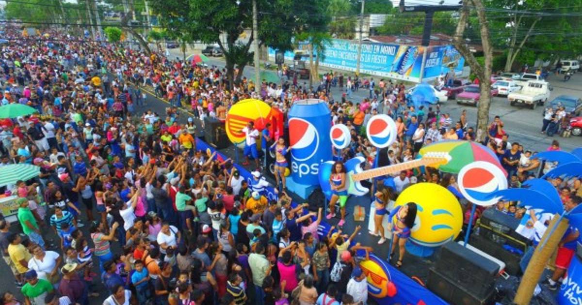 Pepsi le dio vida al carnaval 2016 de San Pedro Sula