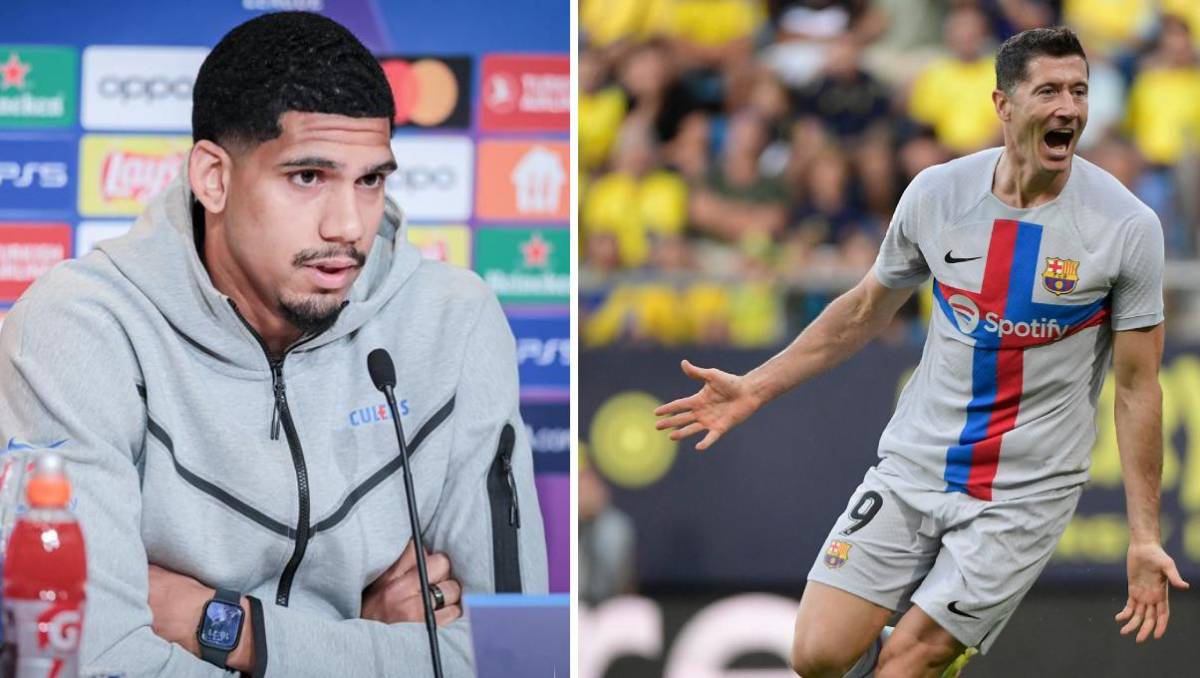 Ronald Araújo sobre Lewandowski: “Tenerlo con nosotros es tremendo ...