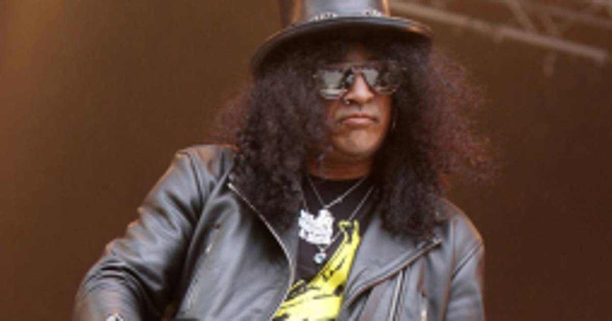 Slash, un roquero cautivado por Adele