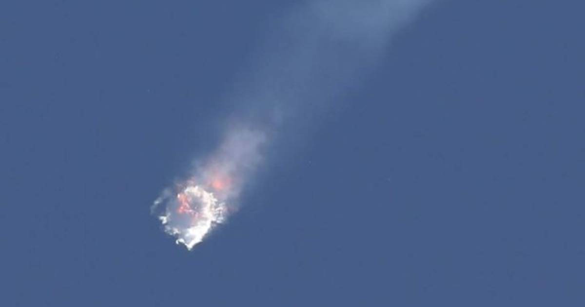 La explosión del Falcon 9 del SpaceX