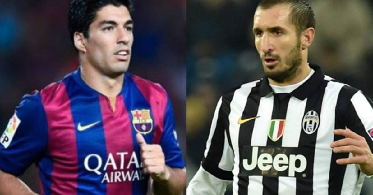 Luis Suárez y Chiellini se reencontrarán en la final de la Champions