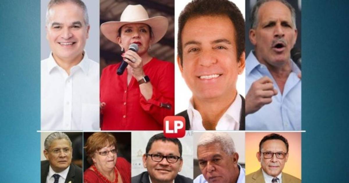 FOTOS: Candidatos presidenciales de Honduras confirmados para elecciones generales