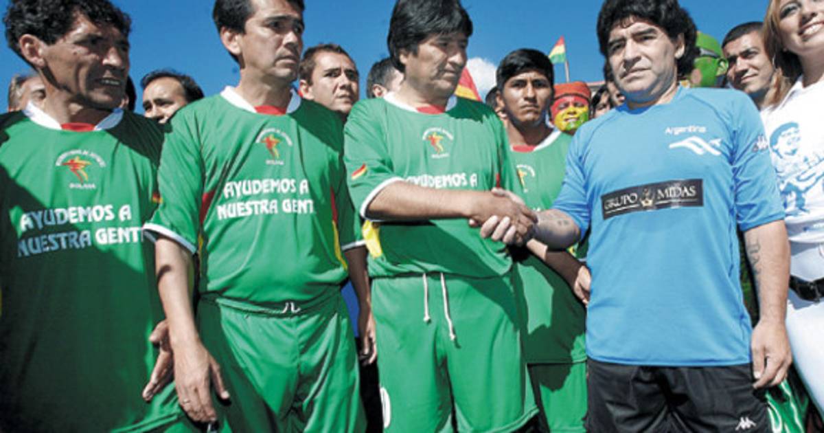 El Pelusa y sus caras