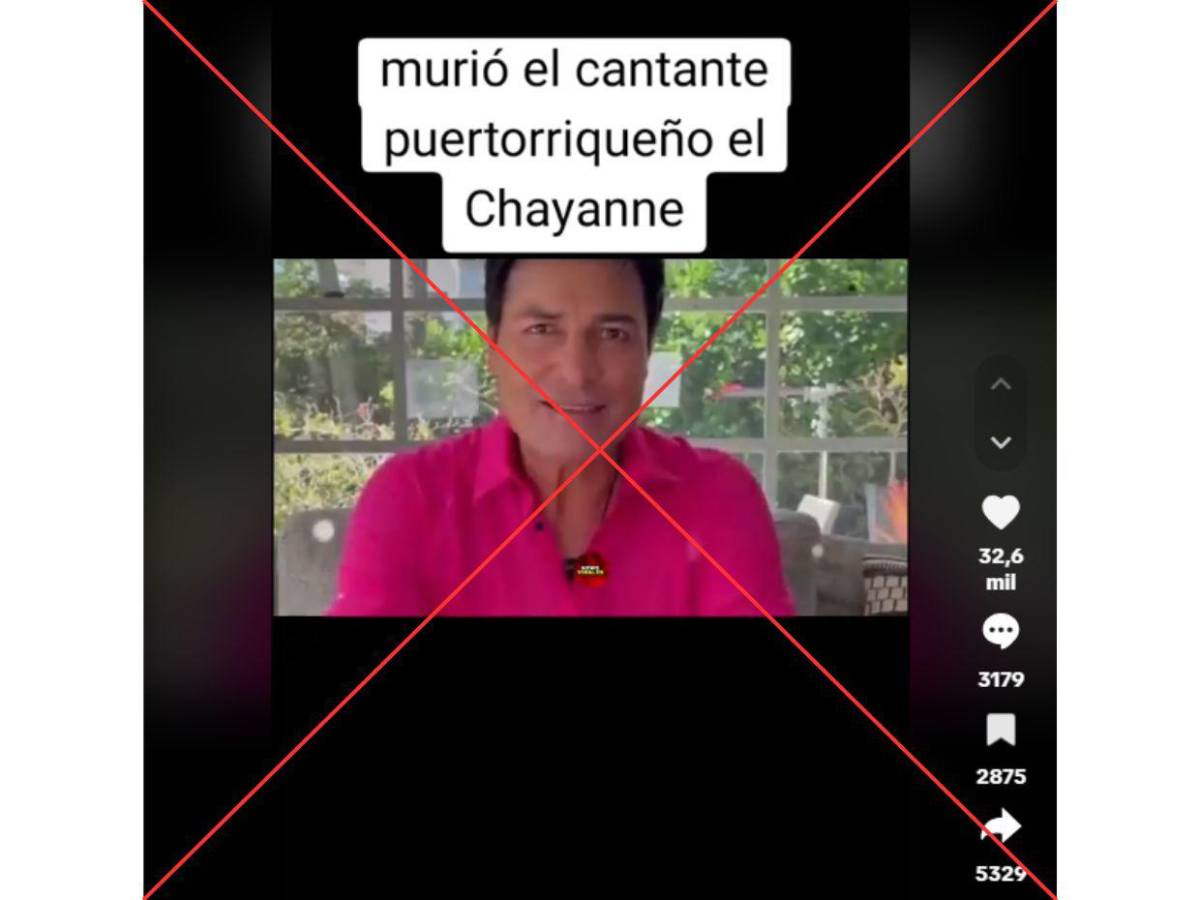El fake sobre la muerte de Chayanne