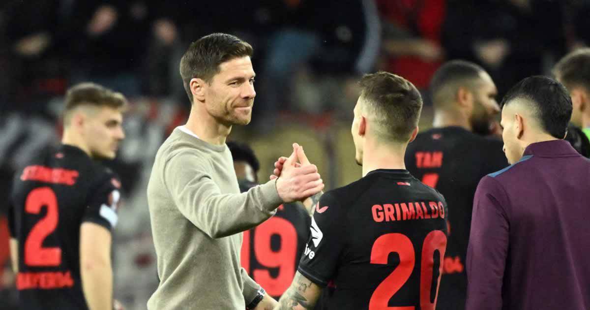 El Leverkusen de Xabi Alonso alarga su invicto y se acerca a semifinales de la Europa League