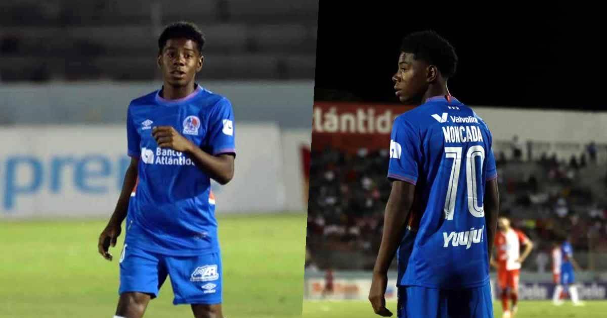 Dereck Moncada, hijo de Maynor Figueroa, debuta con Olimpia a los 16 años