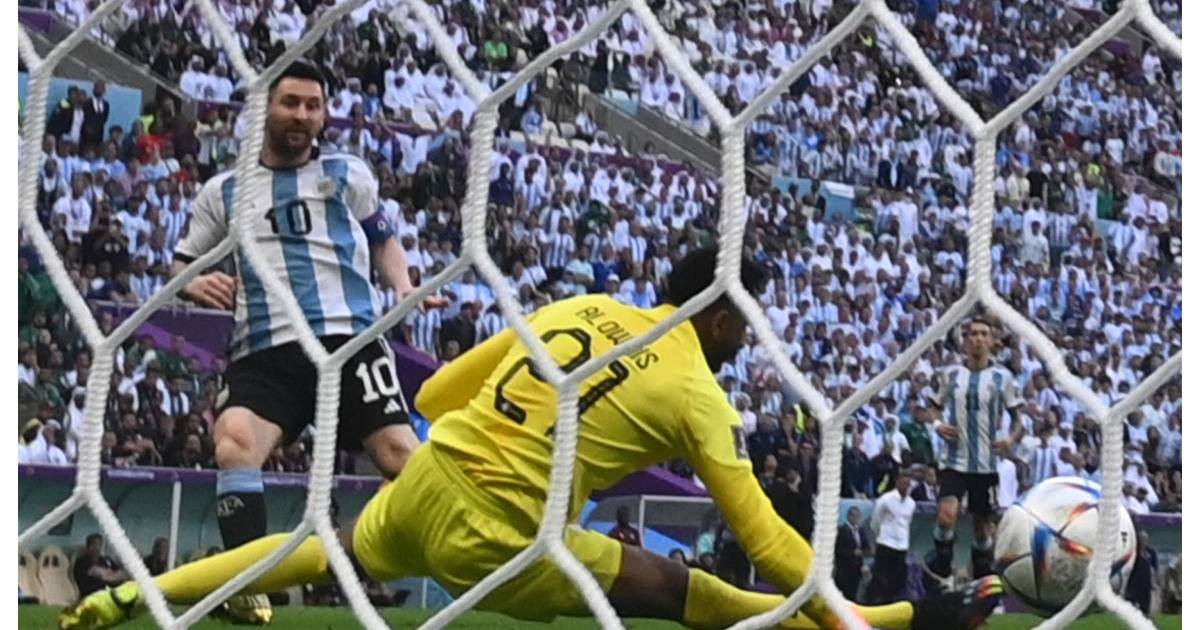 VIDEO: Así se celebró en el estadio el primer gol de Messi en el Mundial de Qatar 2022