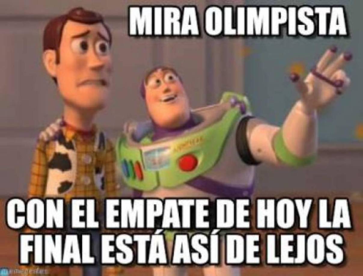 Los jocosos memes de la final entre el Olancho FC-Olimpia