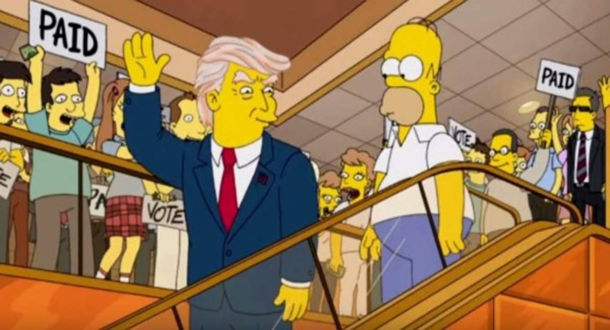 Desastres, política y enfermedades, las 'profecías' de los Simpson