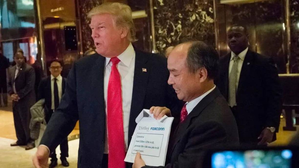 ¿Quién es el CEO de SoftBank que anuncia una inversión de $100 mil millones con Trump?