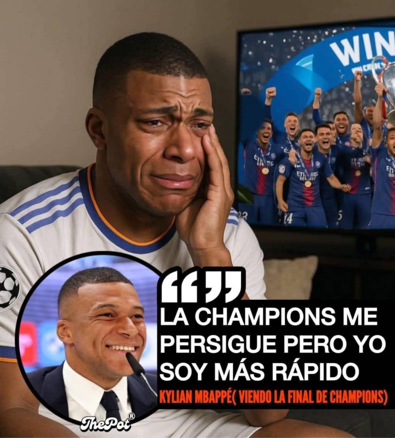 Mbappé recibe burlas: Los mejores memes tras la final de Champions