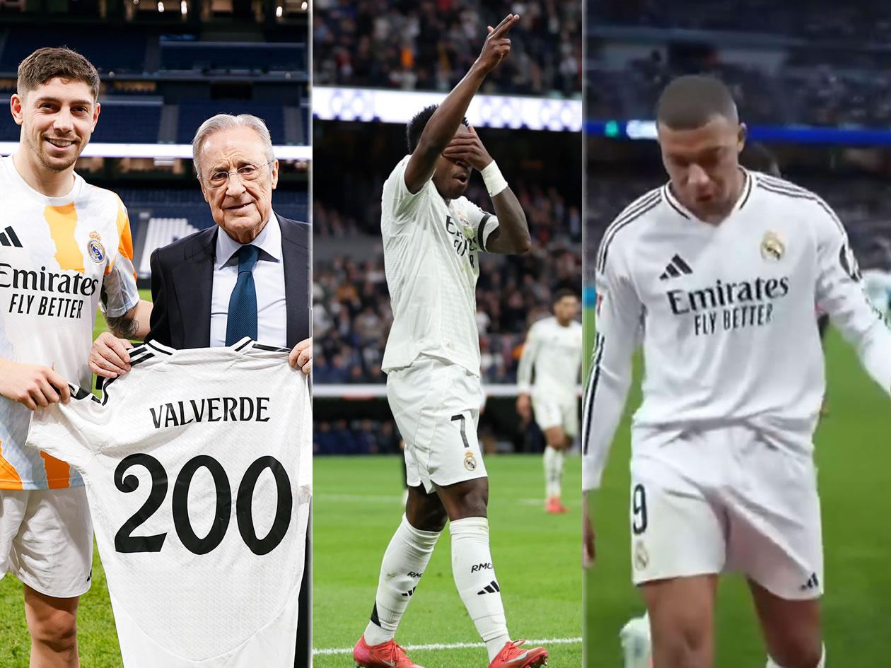 El enfado de Mbappé vs Rayo, festejo de Vinicius y alarma con Bellingham