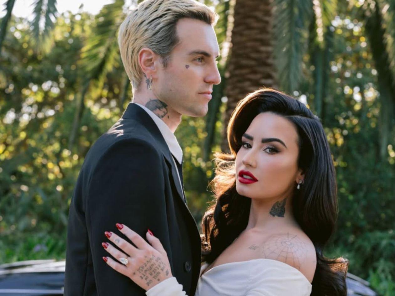 Así fue la romántica boda de Demi Lovato y Jordan Lutes